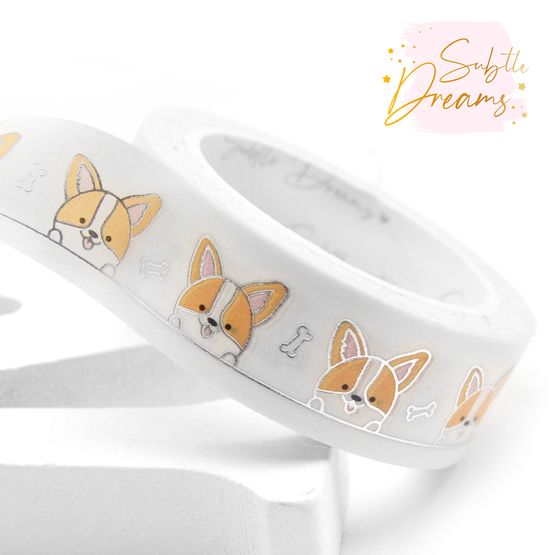 Corgi peek-a-aboo washi, Vol.2 – Subtle Dreams Co