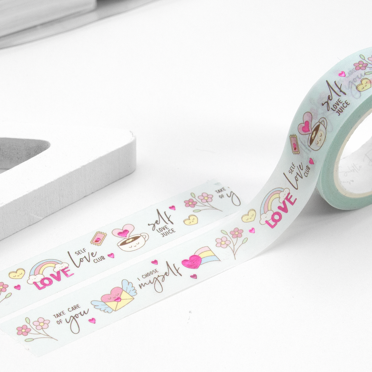 Self love club washi – Subtle Dreams Co