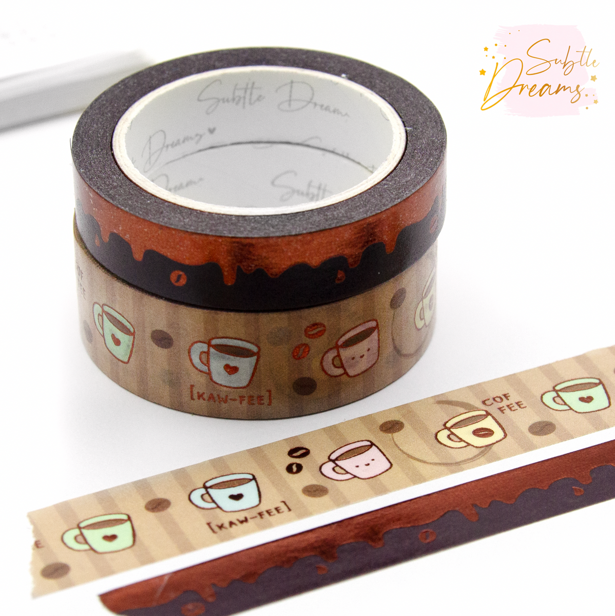 Kaw-fee, coffee washi – Subtle Dreams Co